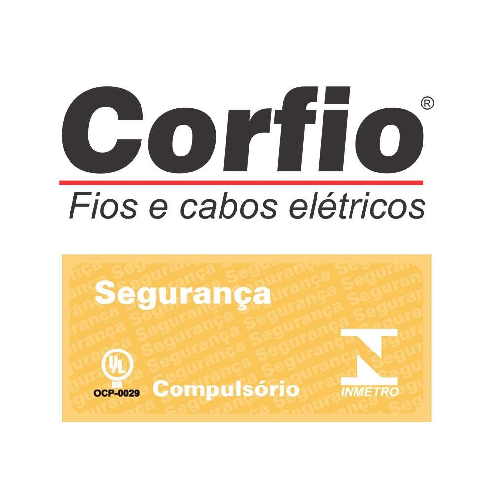 Cabo Flexível Fio Elétrico 2,5mm 100m - 450/750v - Corfio