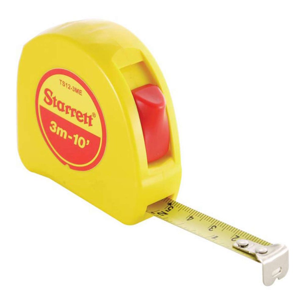 Trena 3m/10' graduação em mm e polegada KTS12-3ME-S Starrett