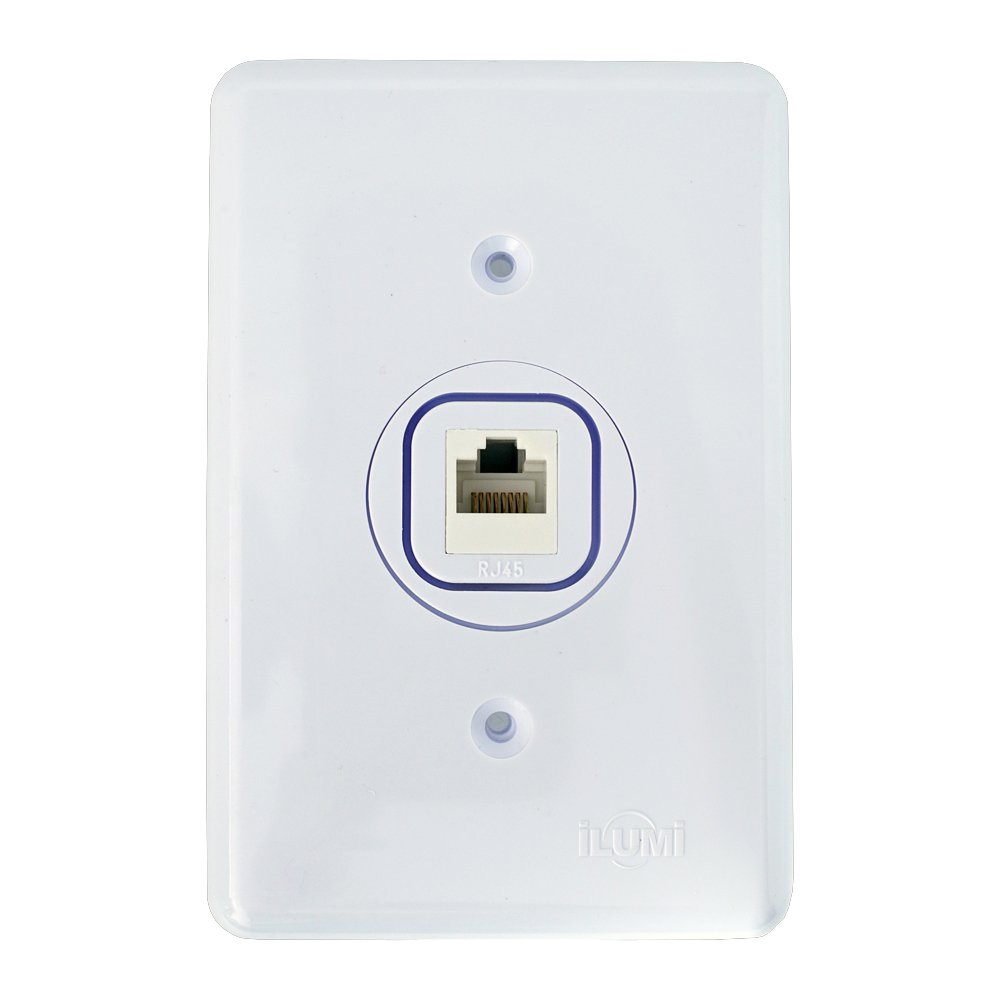 Conjunto Tomada de Rede RJ45 8 Fios Stylus Ilumi