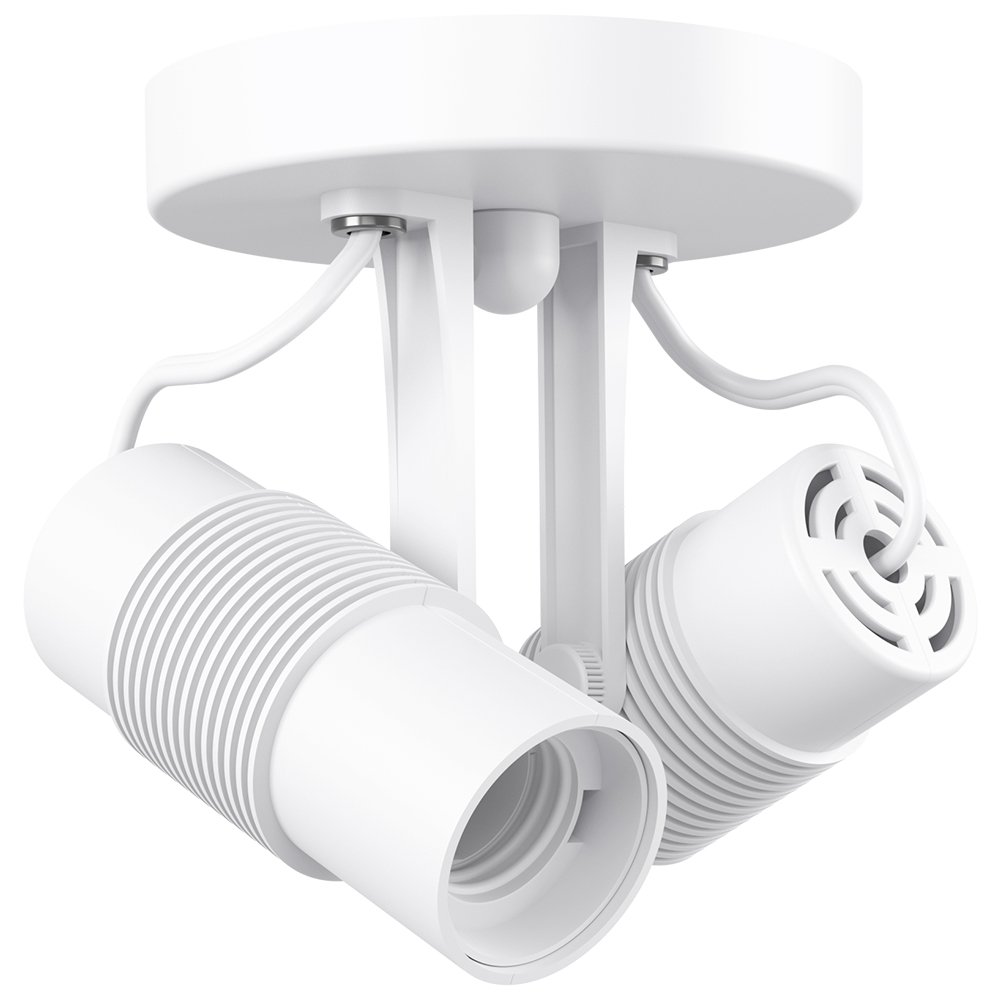 Luminária Spot Basic Branco Fosco de Sobrepor 2 x E27 Avant