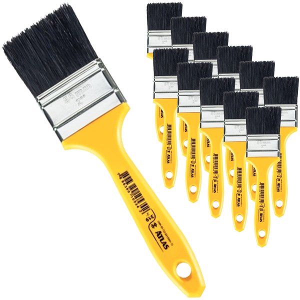 Trincha (Pincel) 2’’ com Cerdas Pretas para Pintura Modelo 319 Pacote ...