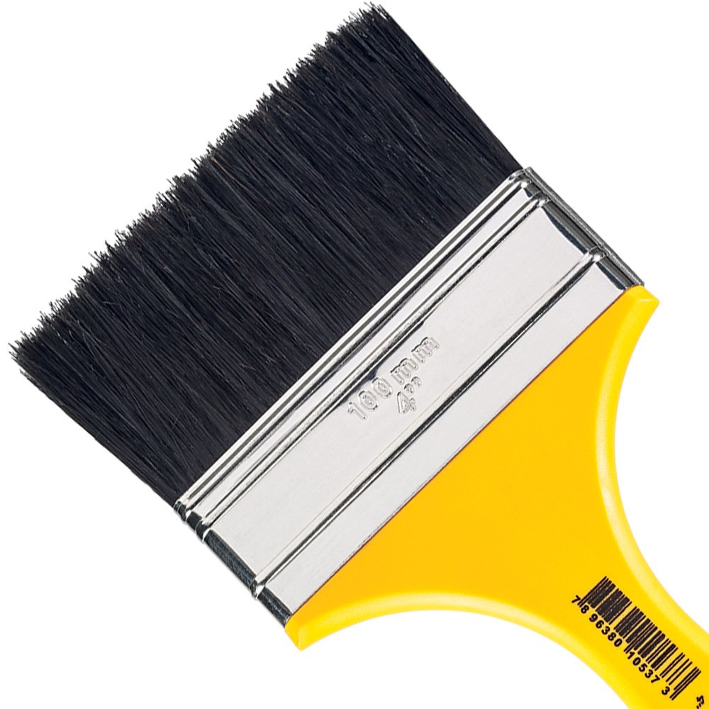 Trincha (Pincel) 4’’ com Cerdas Pretas para Pintura Modelo 319 Atlas