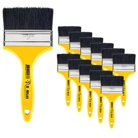 Trincha (Pincel) 4’’ com Cerdas Pretas para Pintura Modelo 319 Pacote ...