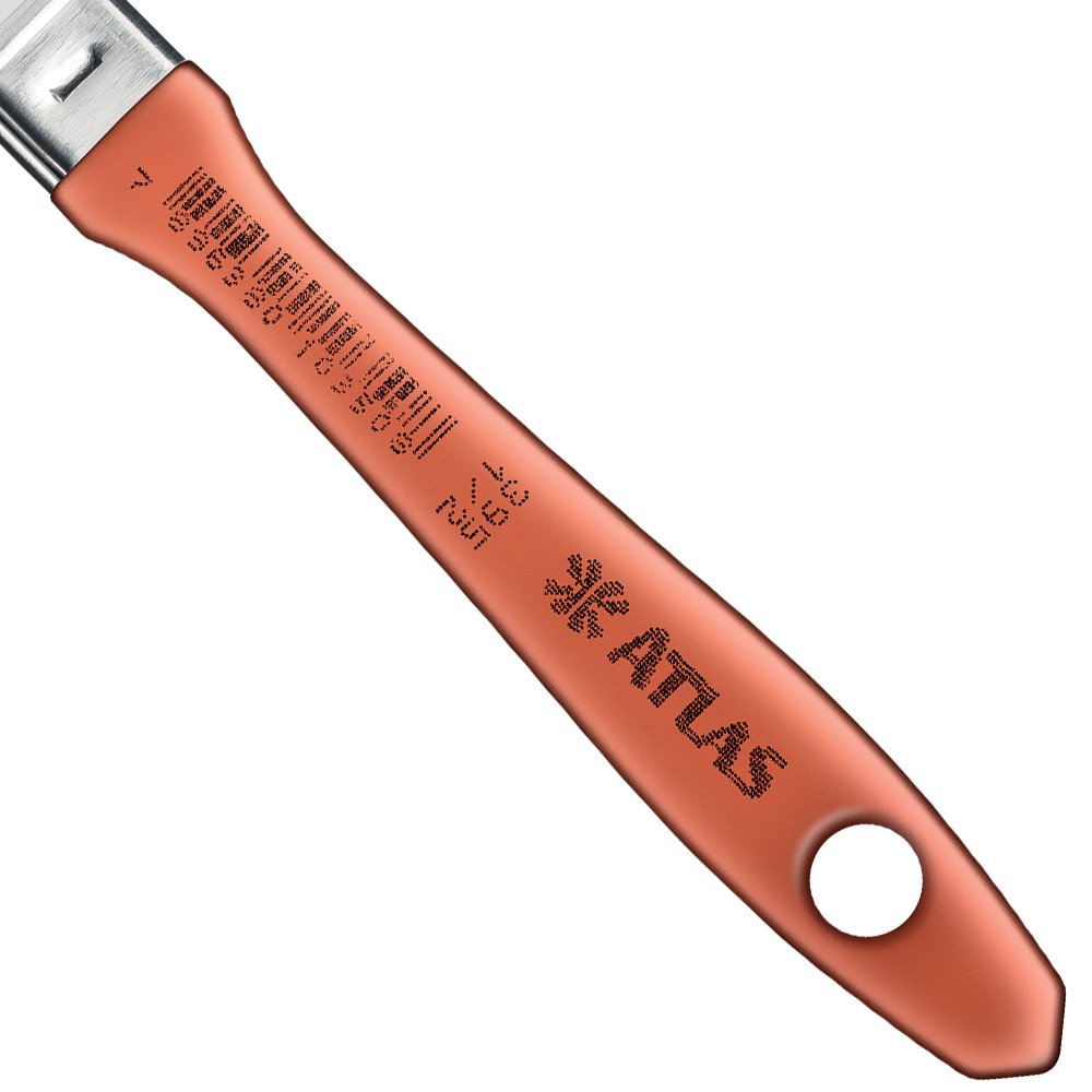 Trincha (Pincel) 1/2’’ com Cerdas Gris Selecionadas Modelo 395 Atlas