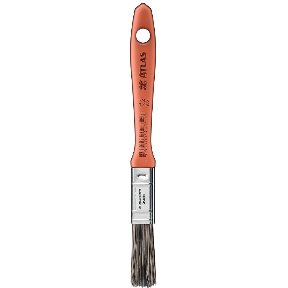 Trincha (Pincel) 1/2’’ com Cerdas Gris Selecionadas Modelo 395 Pacote ...