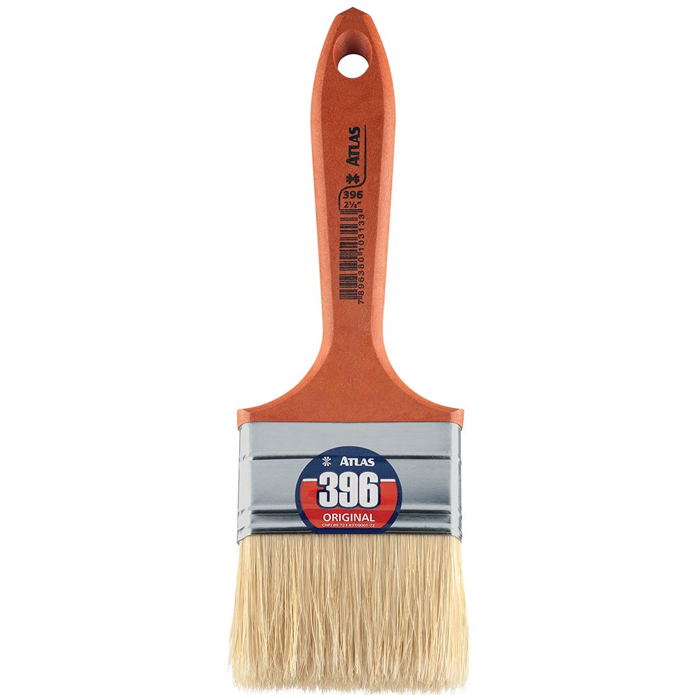 Trincha (Pincel) 2.1/2’’ com Cerdas Brancas Selecionadas Modelo 396 ...