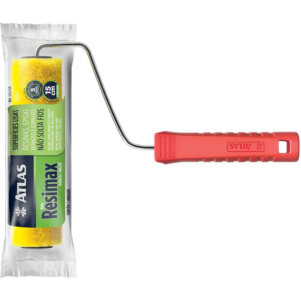 Rolo de Pintura Resimax de Lã Sintética 15cm Modelo 339 com Cabo Caixa ...