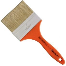 Trincha (Pincel) 4’’ com Cerdas Brancas Selecionadas Modelo 303 Roma