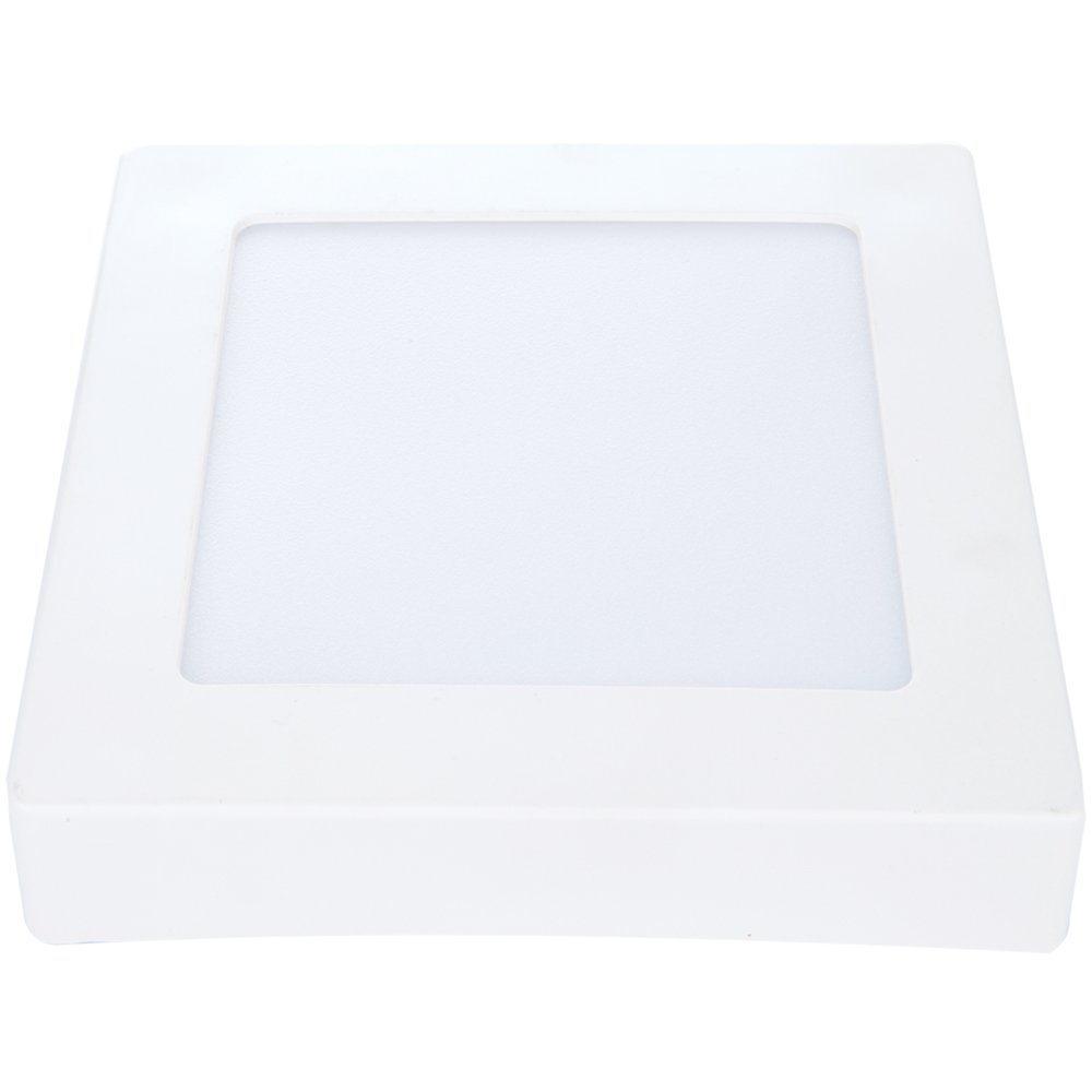Painel LED Branco 18W Quadrado de Sobrepor, 6500K Bivolt Avant