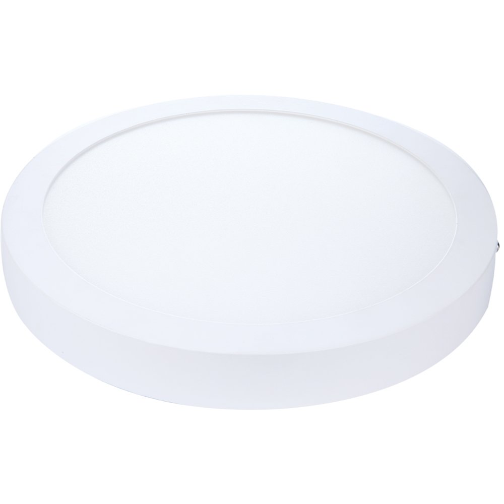 Painel LED Branco 18W Redondo de Sobrepor, 6500K Bivolt Avant