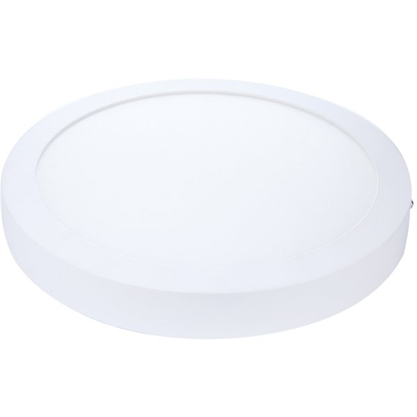 Painel LED Branco 12W Redondo de Sobrepor, 6500K Bivolt Avant