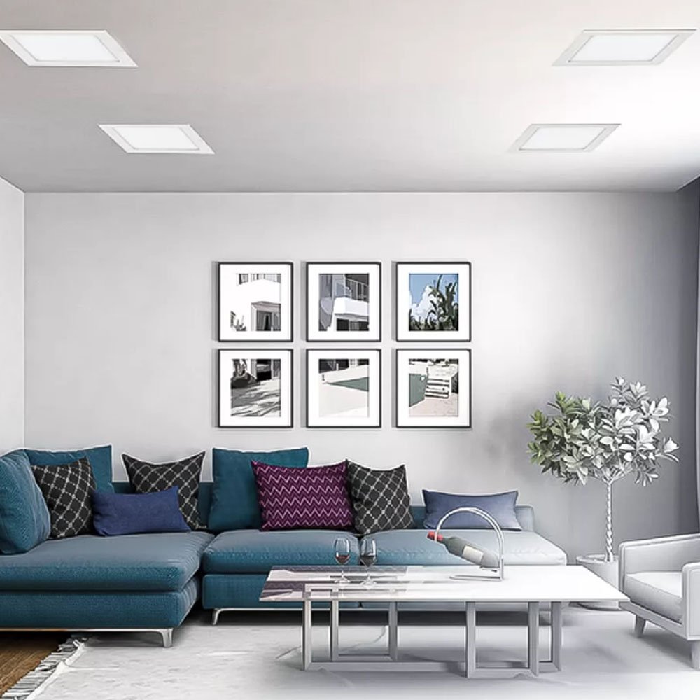 Painel LED POP Branco 24W Quadrado de Embutir, 6500K Bivolt Avant