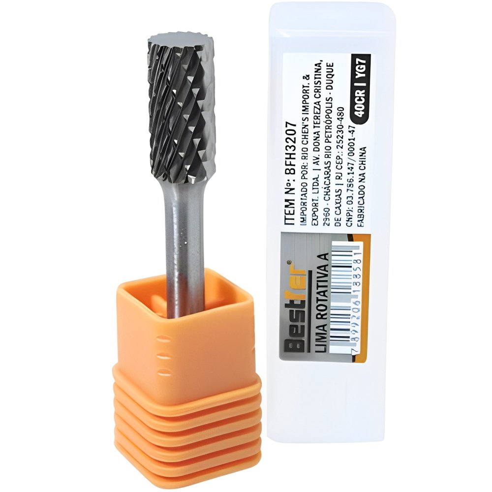 Lima Rotativa Cilíndrica A 10mm x 65mm Bestfer